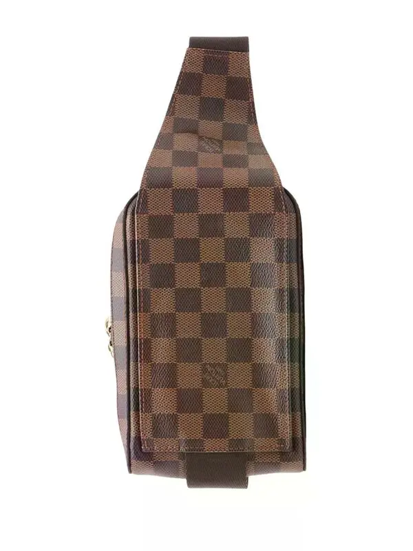 LOUIS VUITTON 2005 Damier Ebene Geronimos Crossbody Bag