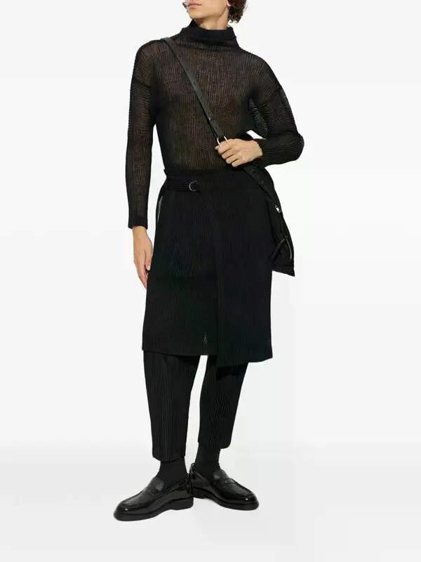 Issey Miyake Pleated Wrap Skirt
