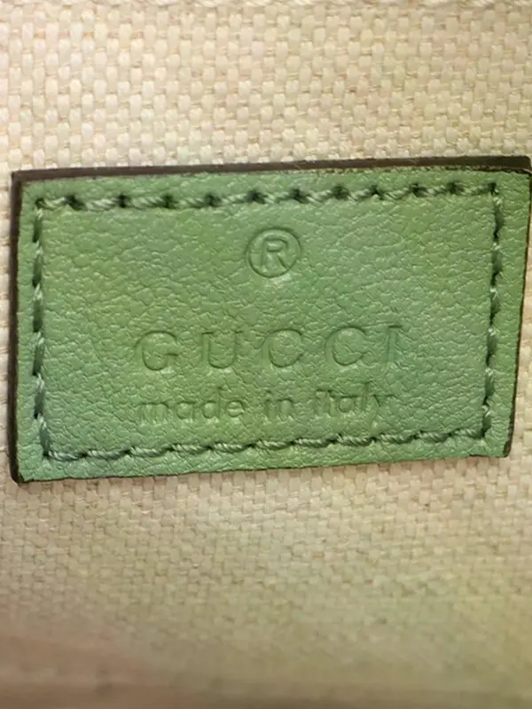 Gucci Small Blondie Cross Body Bag - Green