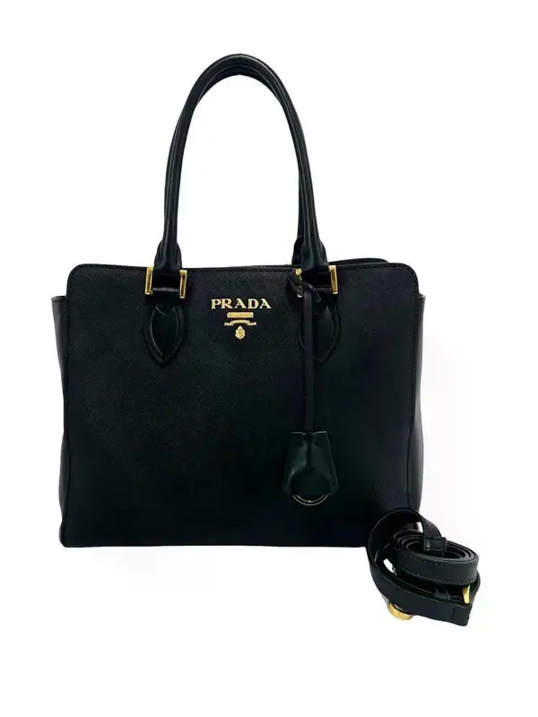 Prada 2013-2026 Saffiano And Soft Calf Satchel