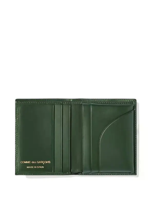 Comme Des Garçons Bifold Logo-detail Wallet