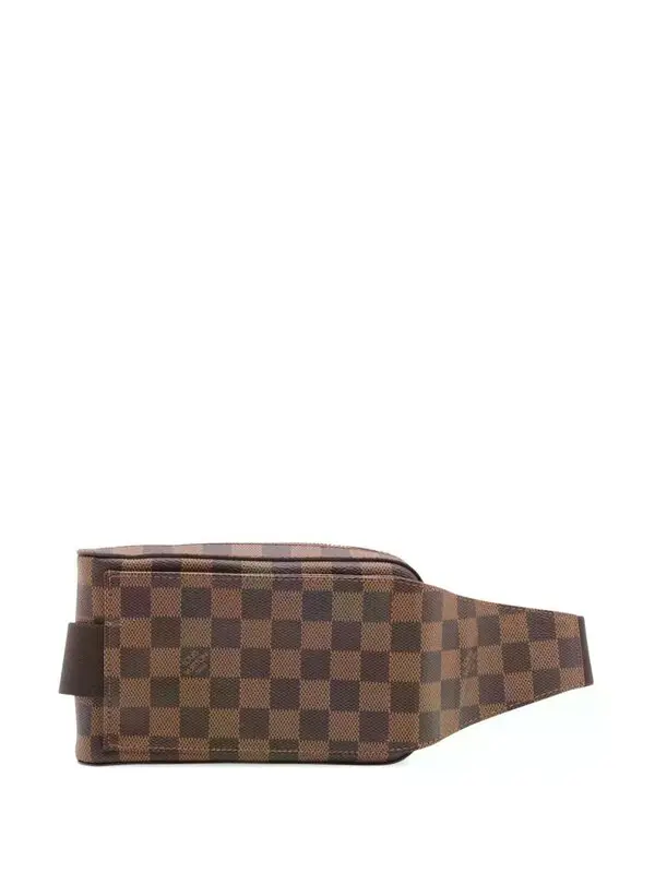 LOUIS VUITTON 2004 Damier Ebene Geronimos Crossbody Bag