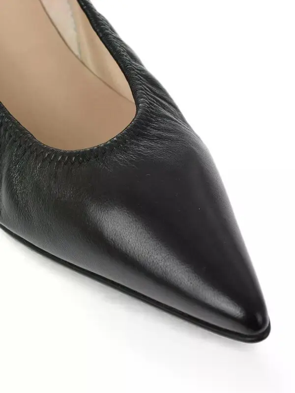 AMI Paris Pointed-toe Pleated Shoes