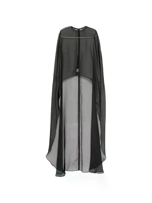 ISABEL SANCHIS Organza High-low Cape
