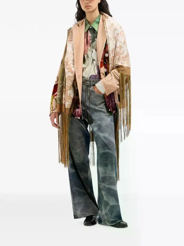 PIERRE-LOUIS MASCIA Amadox Abstract-pattern Jeans