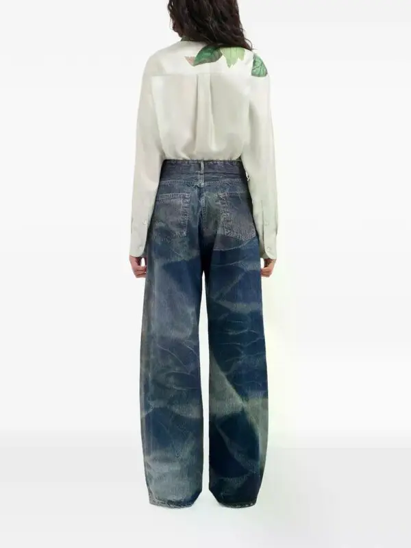 PIERRE-LOUIS MASCIA Amadox Abstract-pattern Jeans