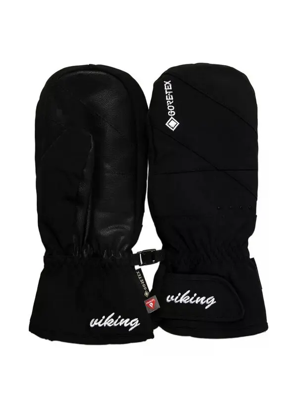VIKING Gore-tex Logo-embroidered Gloves - Black