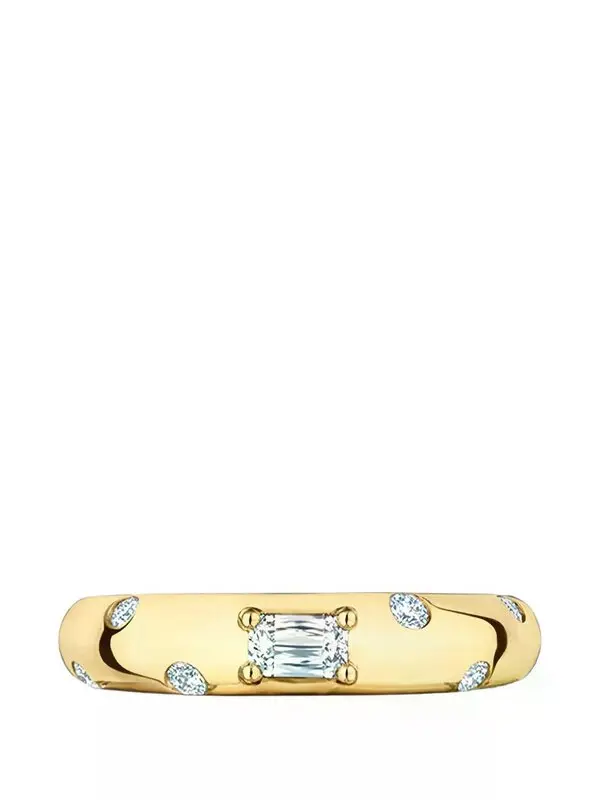 Kwiat Cobblestone Wide Band Ashoka® Diamond Ring