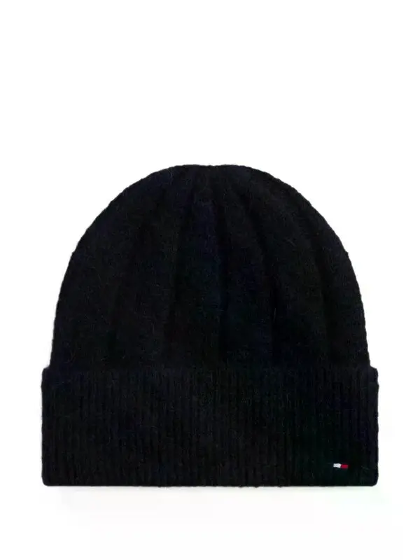 Tommy Hilfiger Flag Ribbed Beanie Hat