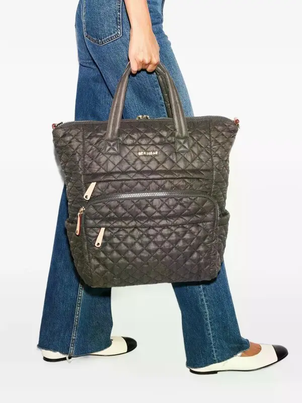 Mz Wallace Metro Utility Quilted Backpack