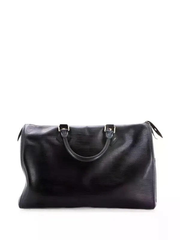 LOUIS VUITTON Speedy Handbag Epi Leather 35 Satchel