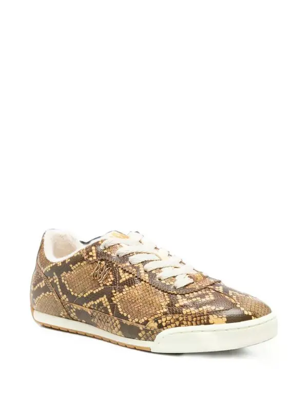 Amiri Coastline Python-effect Sneakers