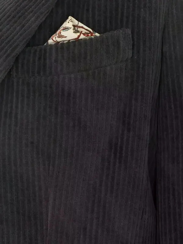 CIRCOLO 1901 Corduroy-effect Notched-lapels Blazer