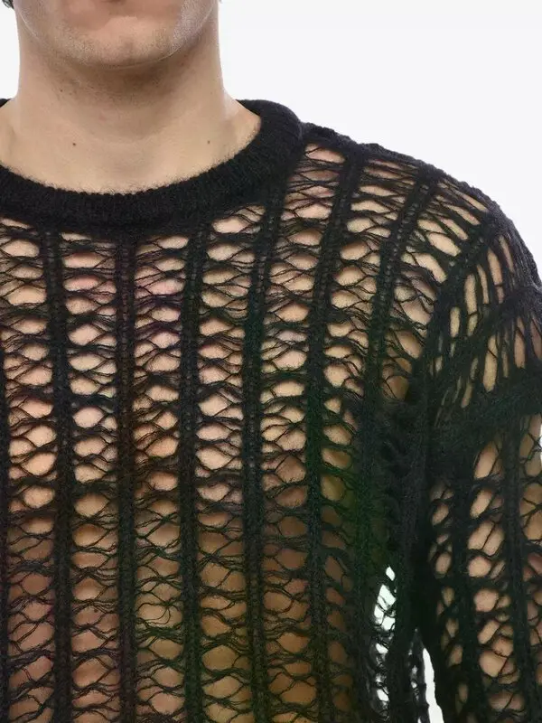 Dsquared2 See-through Mohair-blend Sweater