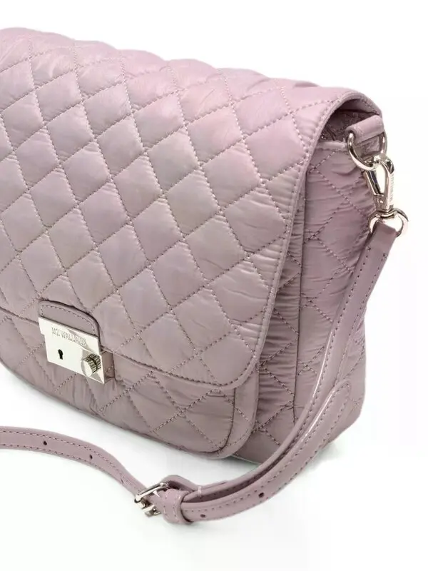 Mz Wallace Medium Crosby Diamond-quilted Crossbody Bag - Pink