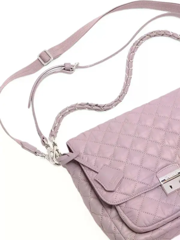 Mz Wallace Medium Crosby Diamond-quilted Crossbody Bag - Pink
