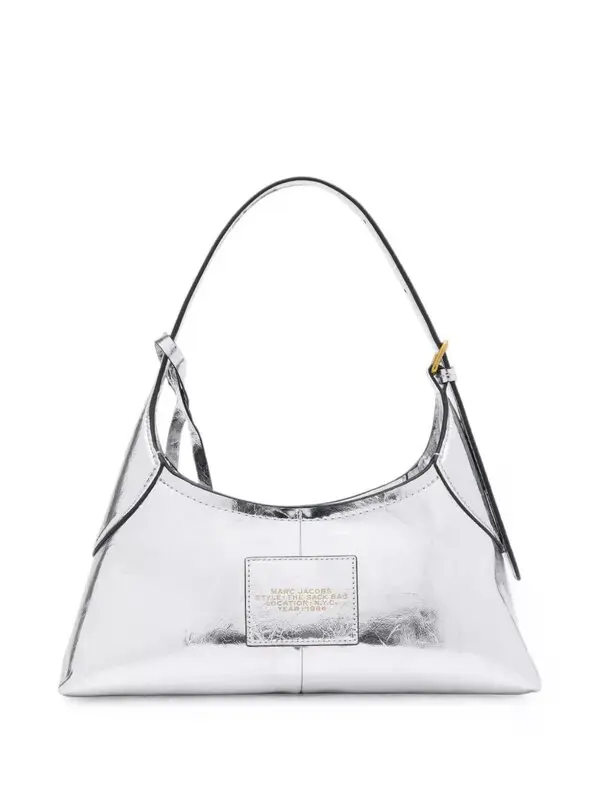 Marc Jacobs Small Belted Sack Bag In Metallic Crinkle Leather