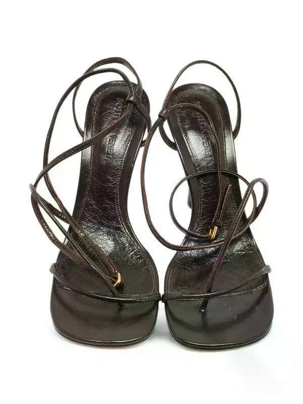 Bottega Veneta Square-toe Ankle-strap Sandals