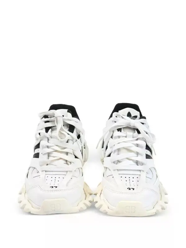 Balenciaga X Adidas Track Forum Sneakers - White