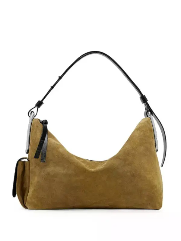 Marc Jacobs Scene Large Shoulder Bag In Suede - Neutrals