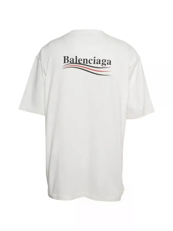 Balenciaga 2020 Political Campaign Logo T-shirt - White