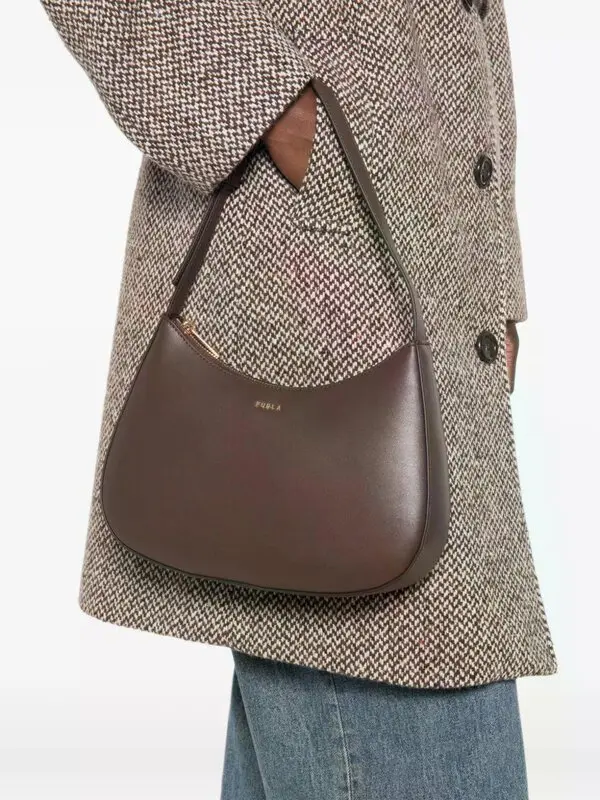 Furla Logo-lettering Leather Shoulder Bag