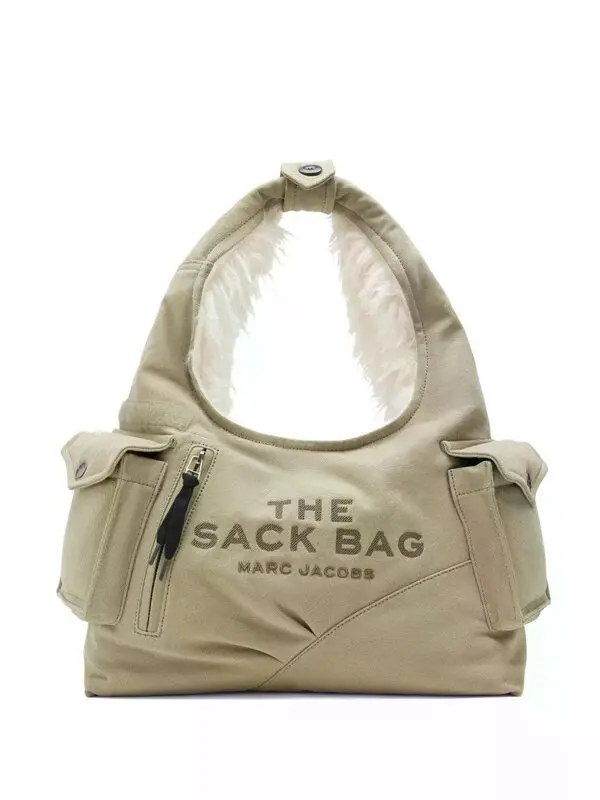 Marc Jacobs Sack Bag In Cargo Fur Canvas