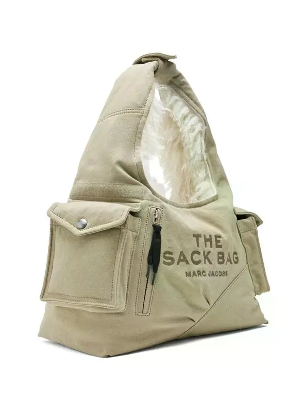 Marc Jacobs Sack Bag In Cargo Fur Canvas