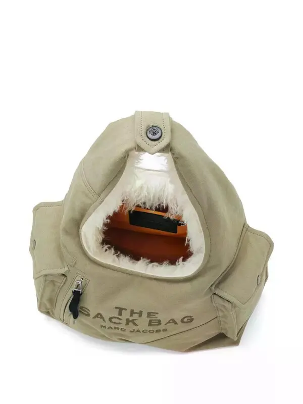 Marc Jacobs Sack Bag In Cargo Fur Canvas