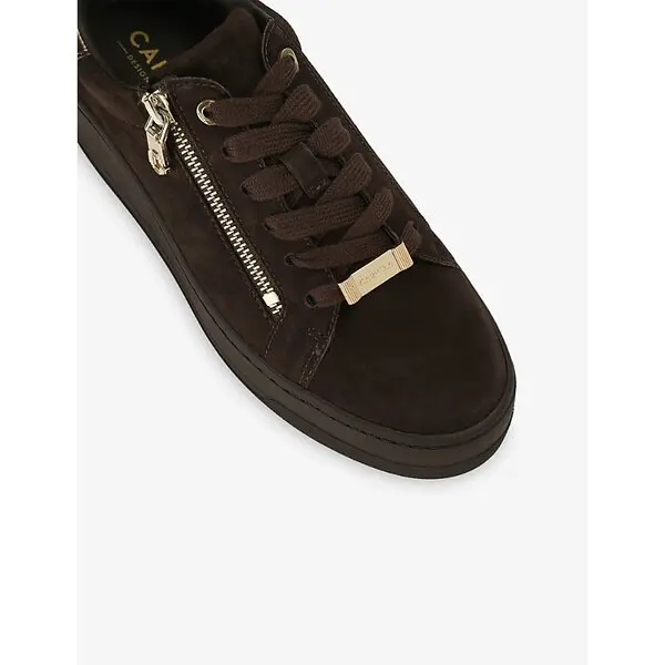 Carvela Connected Zip Suede Trainers