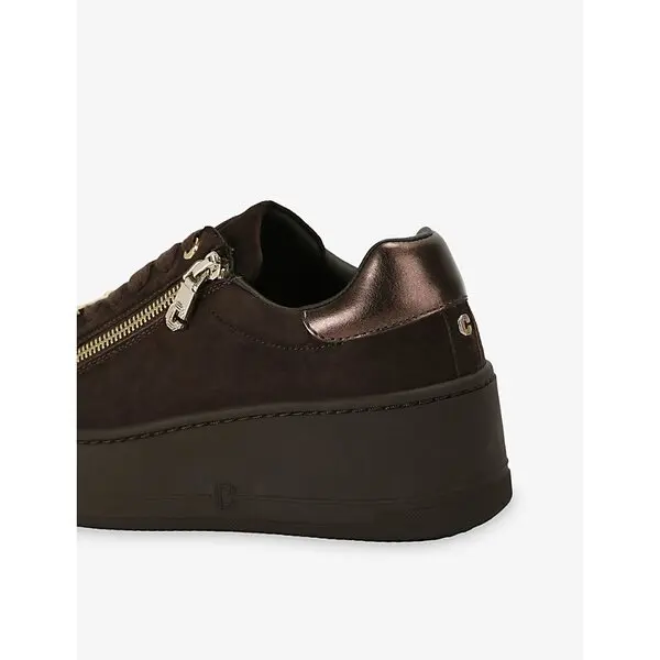 Carvela Connected Zip Suede Trainers