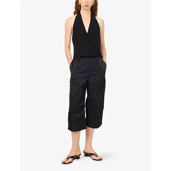REFORMATION Lois Halterneck Knit Top
