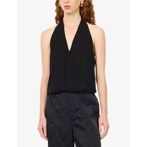 REFORMATION Lois Halterneck Knit Top