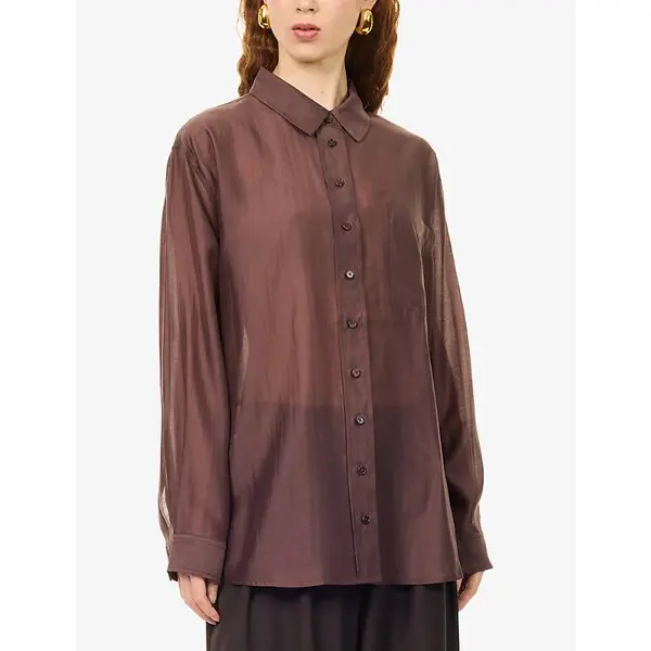 REFORMATION Eli Oversized Woven Shirt