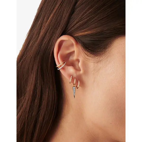 MISSOMA Classic 9ct Yellow Mini Hoop Earrings
