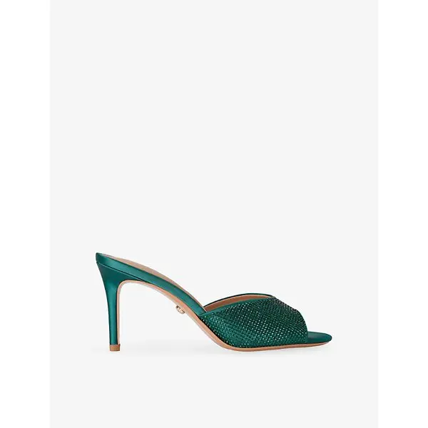 Carvela Silvia Bead-embellished Heeled Mules