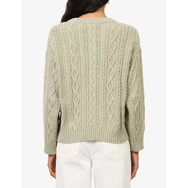 Jenni Kayne Aire Cable-knit Cotton Jumper