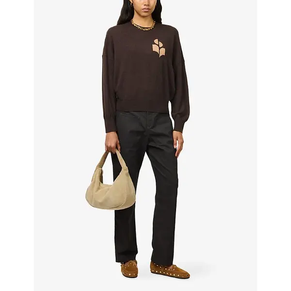 Isabel Marant Étoile Marisans Logo-intarsia Cotton-blend Jumper