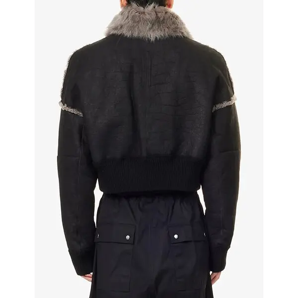 Rick Owens Flight Bomber Leather Jacket