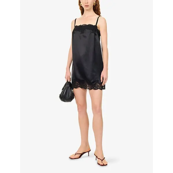 REFORMATION Emma-rose Slip Silk Mini Dress
