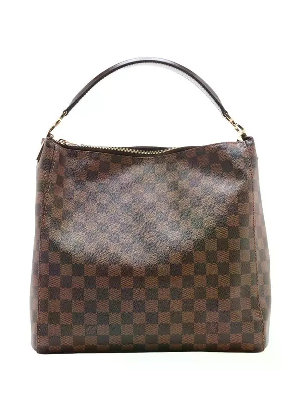LOUIS VUITTON 2014 Damier Ebene Portobello Pm Shoulder Bag