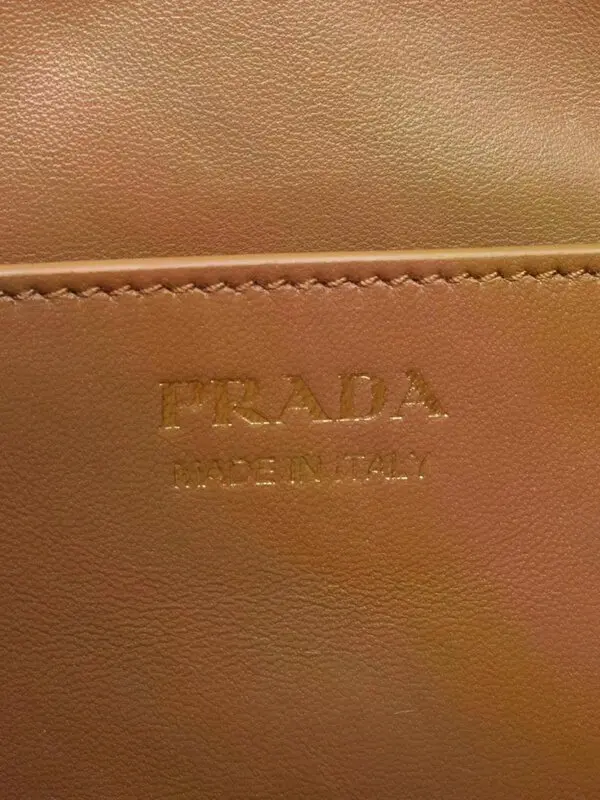 Prada 2013-2026 Large Calfskin Demi Lune Shoulder Bag