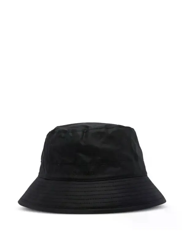 Barbour Waxed Bucket Hat - Black