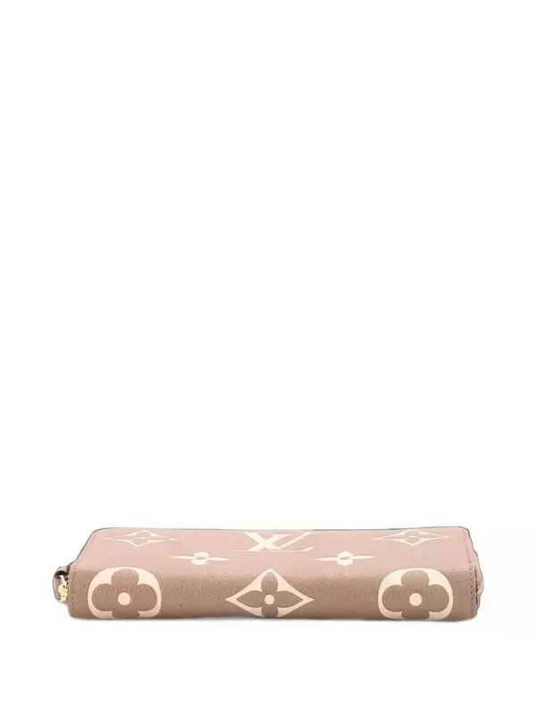 LOUIS VUITTON Zippy Wallet Bicolor Monogram Empreinte Giant Small Wallets