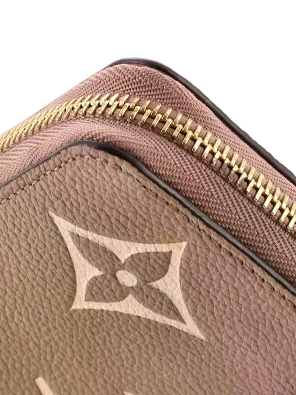 LOUIS VUITTON Zippy Wallet Bicolor Monogram Empreinte Giant Small Wallets