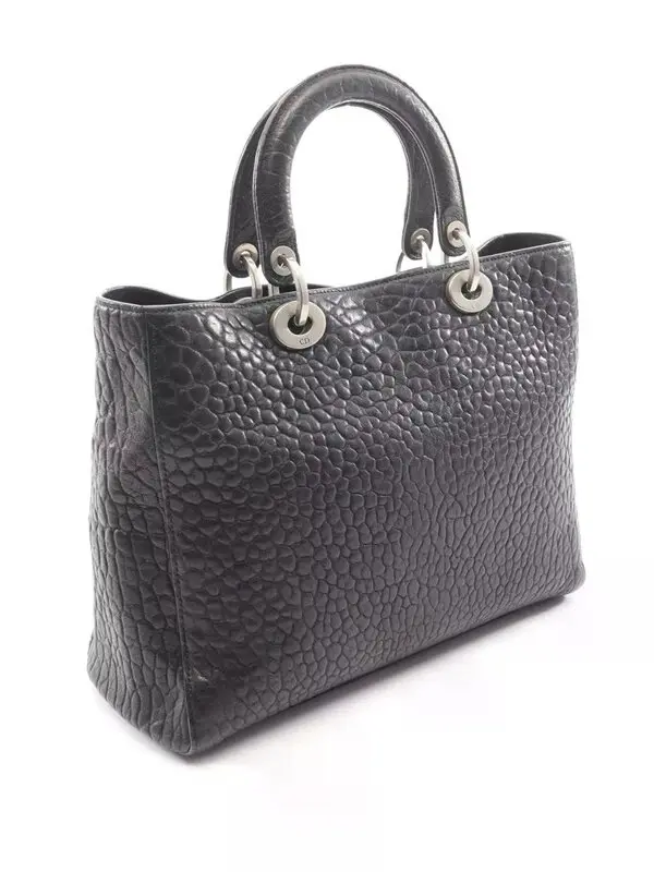 Dior 2000-2026 Medium Pebbled Calfskin Diorissimo Satchel