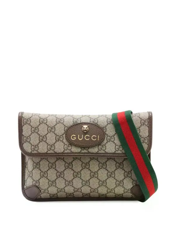 Gucci 2016-2026 Gg Supreme Web Neo Vintage Belt Bag - Neutrals
