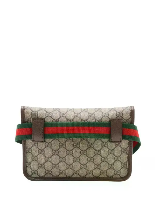 Gucci Gg Supreme Web Neo Vintage Belt Bag - Neutrals