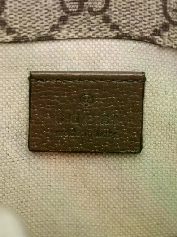 Gucci Gg Supreme Web Neo Vintage Belt Bag - Neutrals