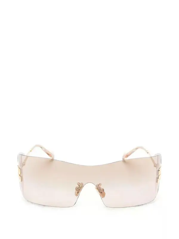 Miu Miu Logo-plaque Sunglasses